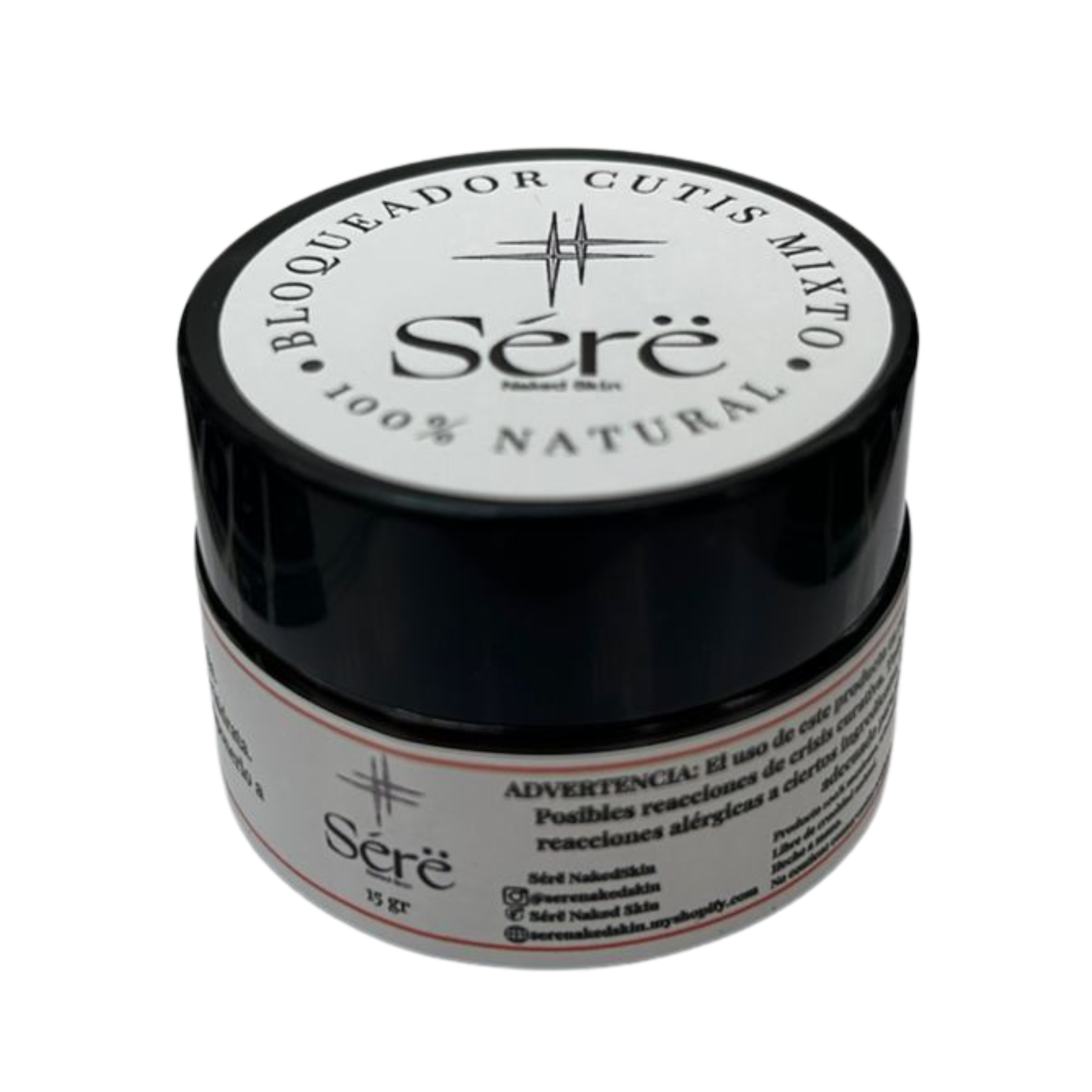 Bloqueador facial cutis mixto – serenakedskin