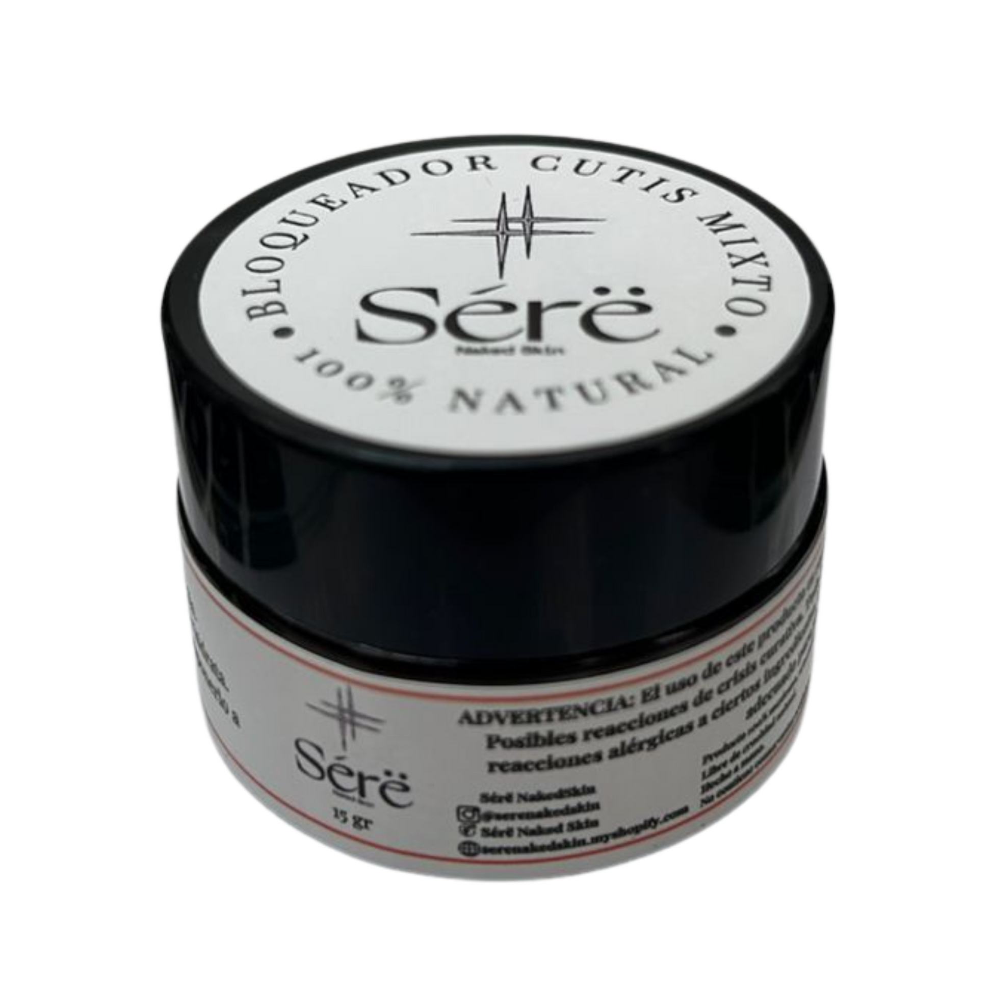 Bloqueador facial cutis mixto – serenakedskin